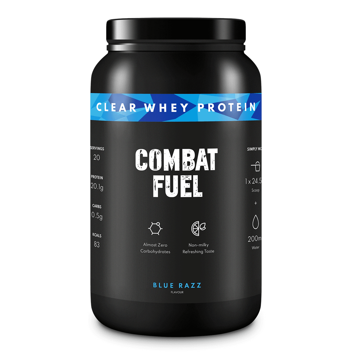 Combat Fuel Clear Whey Protein 490g – Lift Up Supplements Ltd