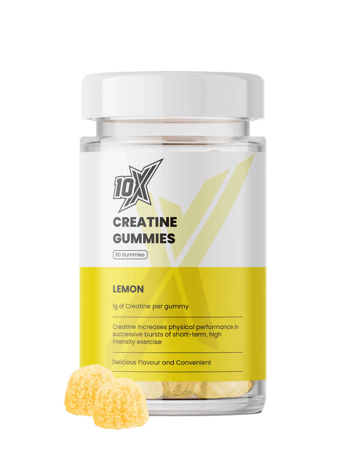10X Athletic Creatine Gummies 60 Softgels – Lift Up Supplements Ltd