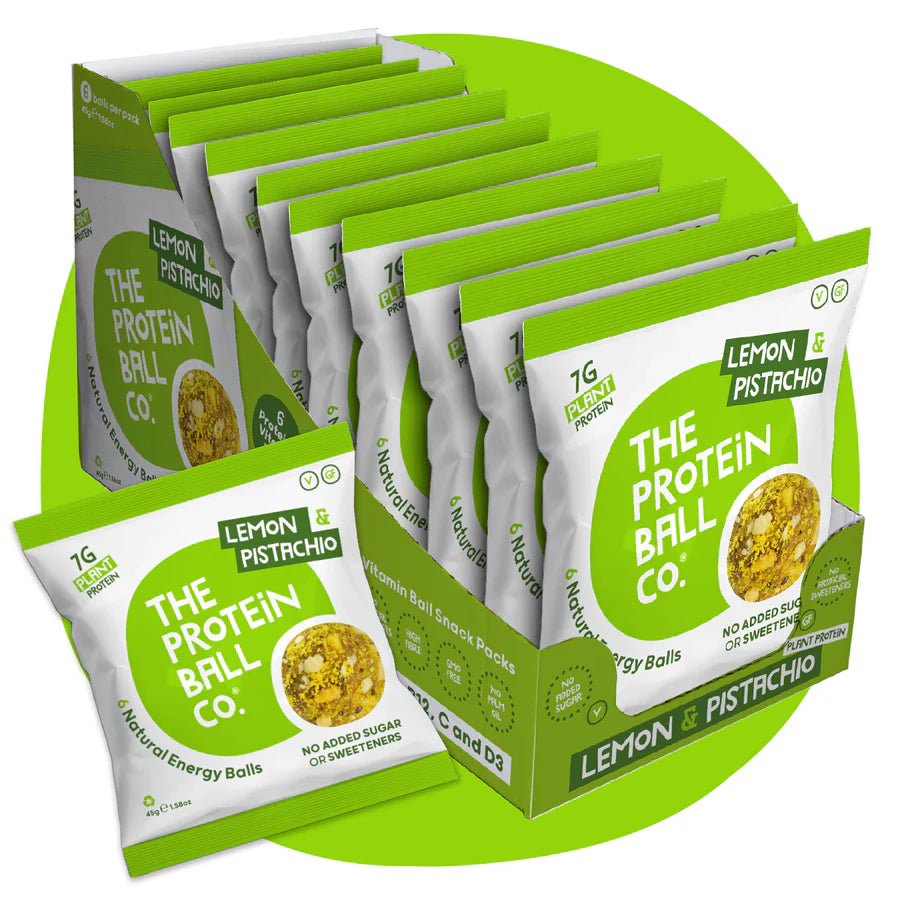 The Protein Ball Co Plant Protein Balls 10x45g – Lift Up Supplements Ltd